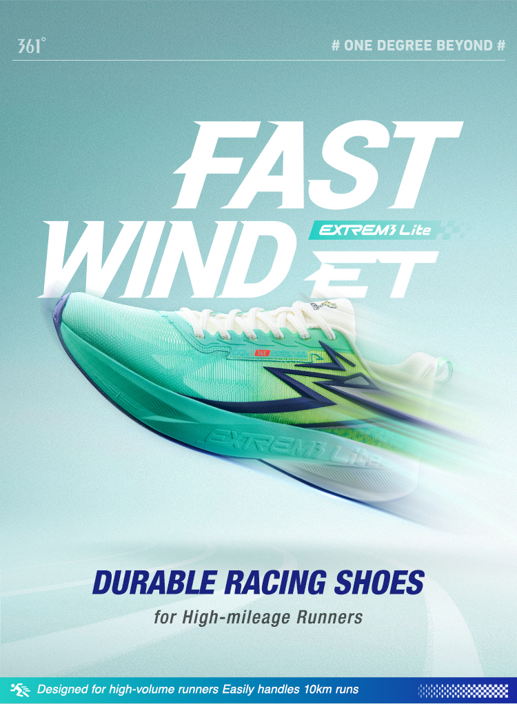 361 Degrees Fast Wind ET 2025 Summer New Men Women Q Elastic Breathable ...
