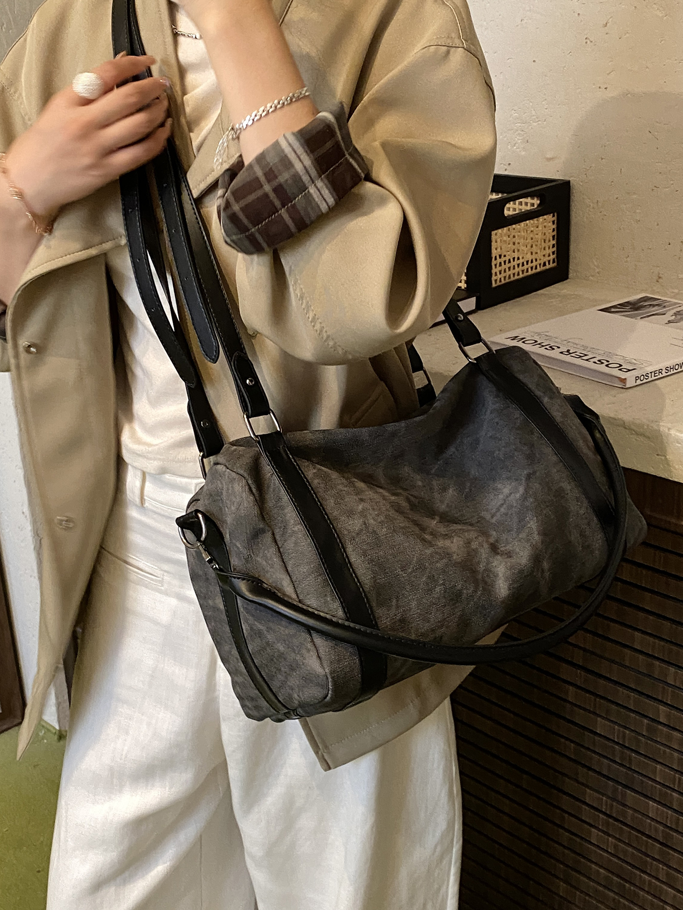 Chaika Kliter 2025 New Trendy Beg Korean style Tote bag | Shopee Malaysia