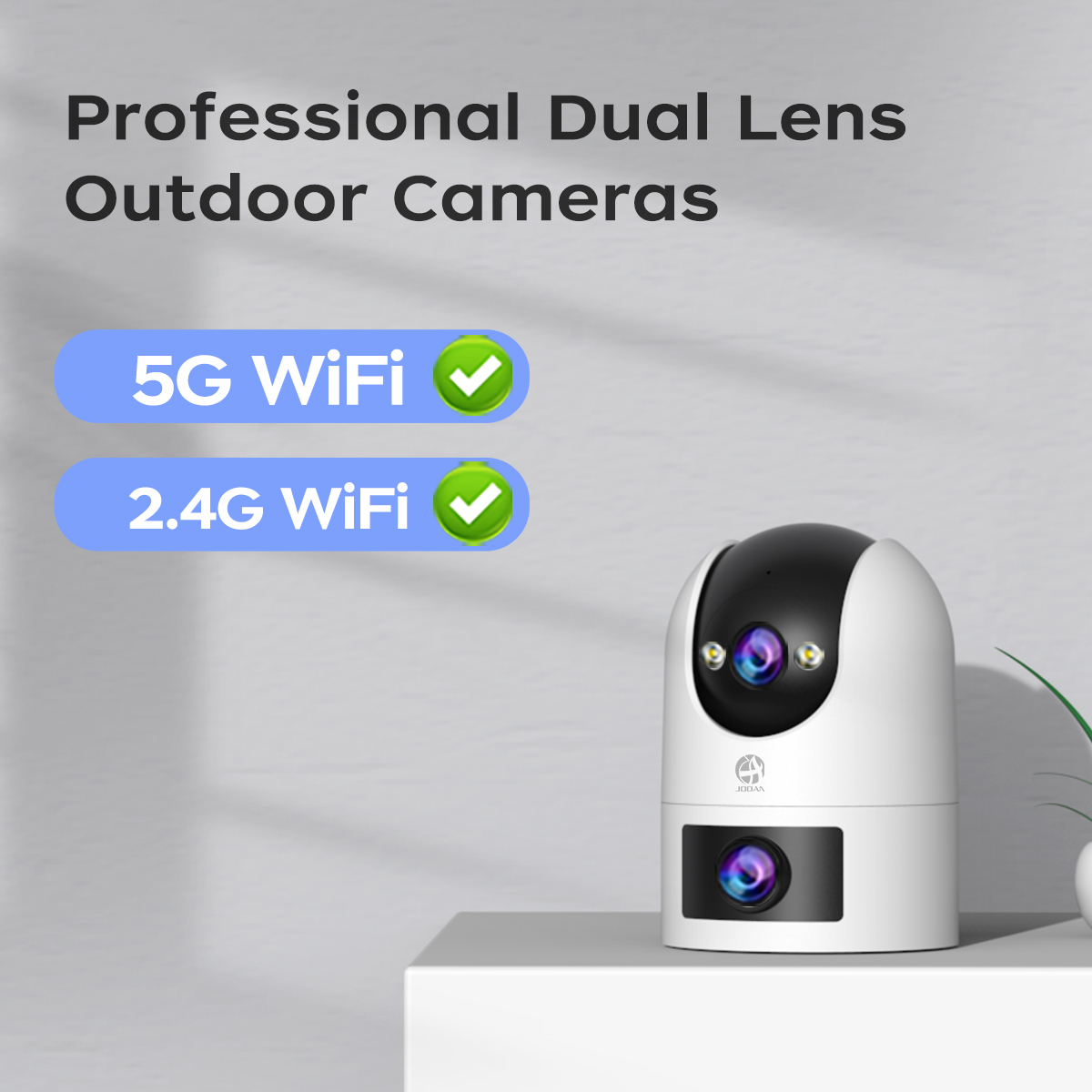 Jooan WiFi CCTV Camera Dual Lens 4K Outdoor Waterproof Security IP ...