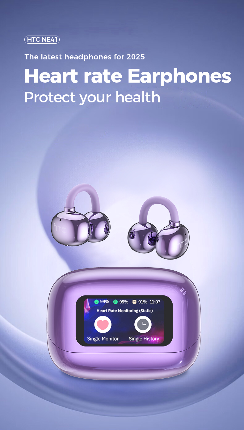 One Year Warranty HTC NE41 AI Translation Real-Time Translation Heart ...