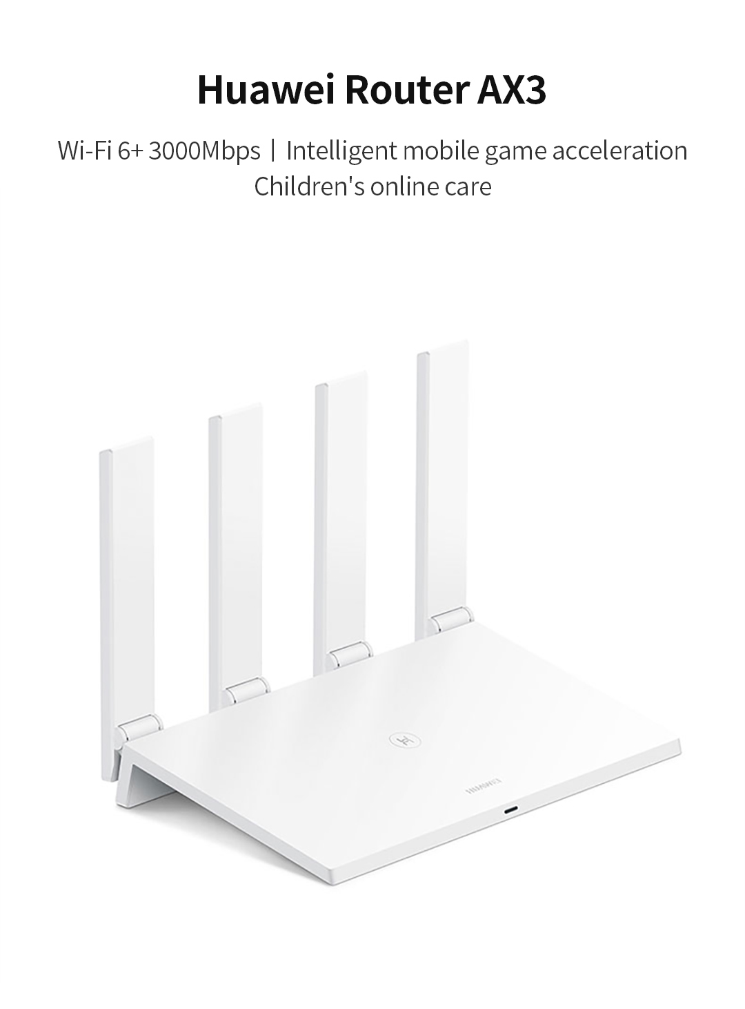 HUAWEI Smart Router AX3 Wi-Fi6+ Max 3000Mbps Gaming Acceleration ...