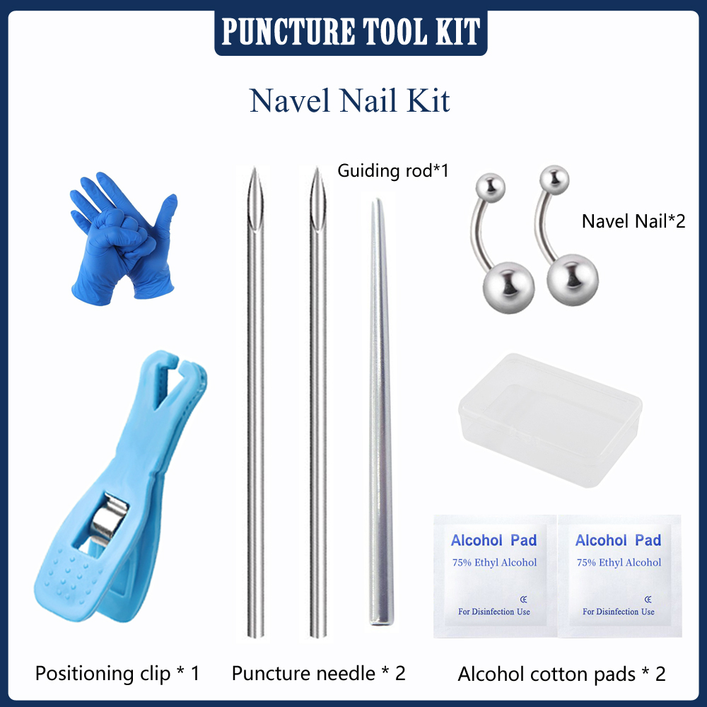 Cross border hot selling titanium steel lip nail puncture kit Novice ...