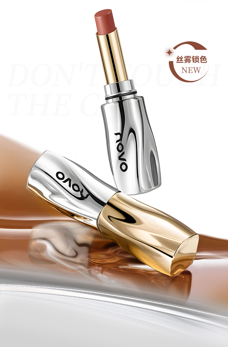 NOVO Non-sitck Velvet Matte Lipstick - Longlasting Lock Color High ...