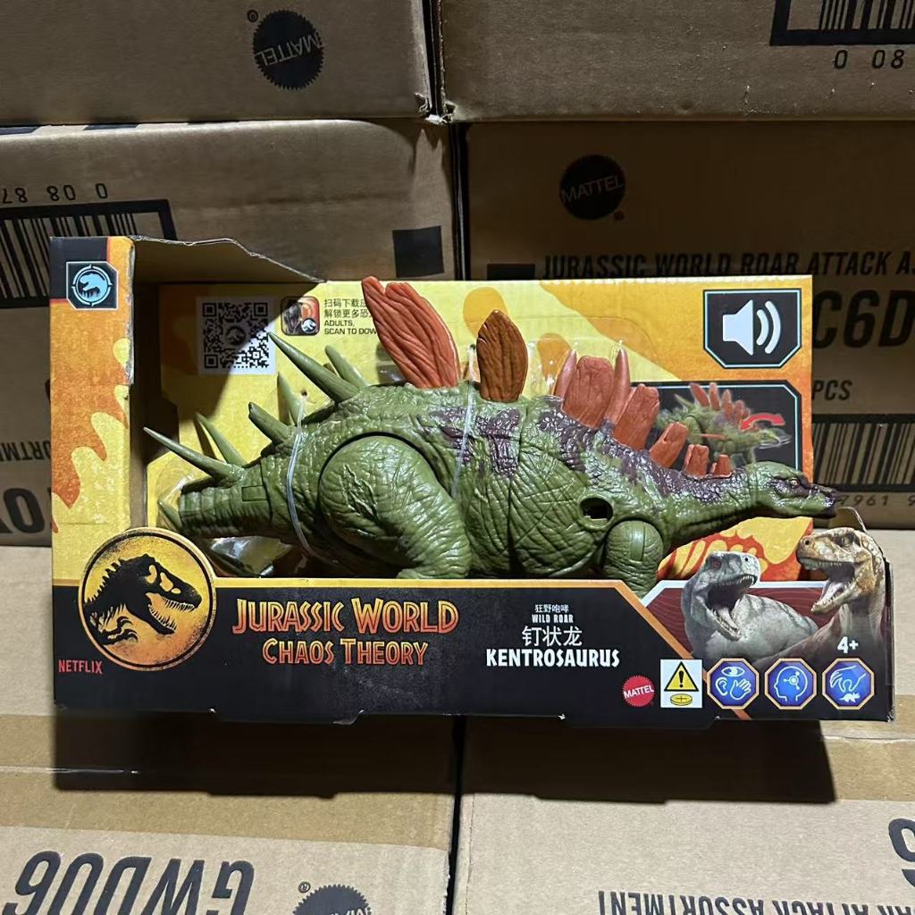 Mattel Jurassic World Dinosaur Toy, Roaring Sound and Attack Action ...