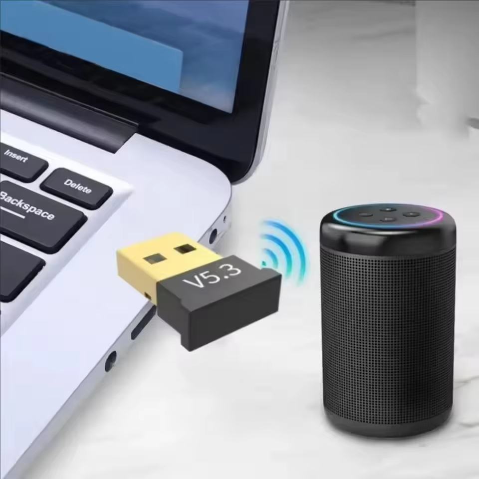 USB Bluetooth 5.3 Wireless Adapter for Laptop Computer Audio Receiver ...