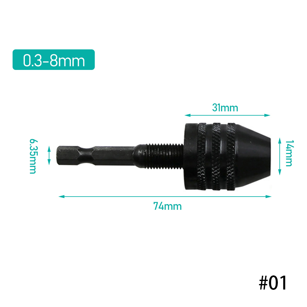 Drill Chuck Screwdriver Impact Electric Micro Motor Clamp Chuck Fixture ...