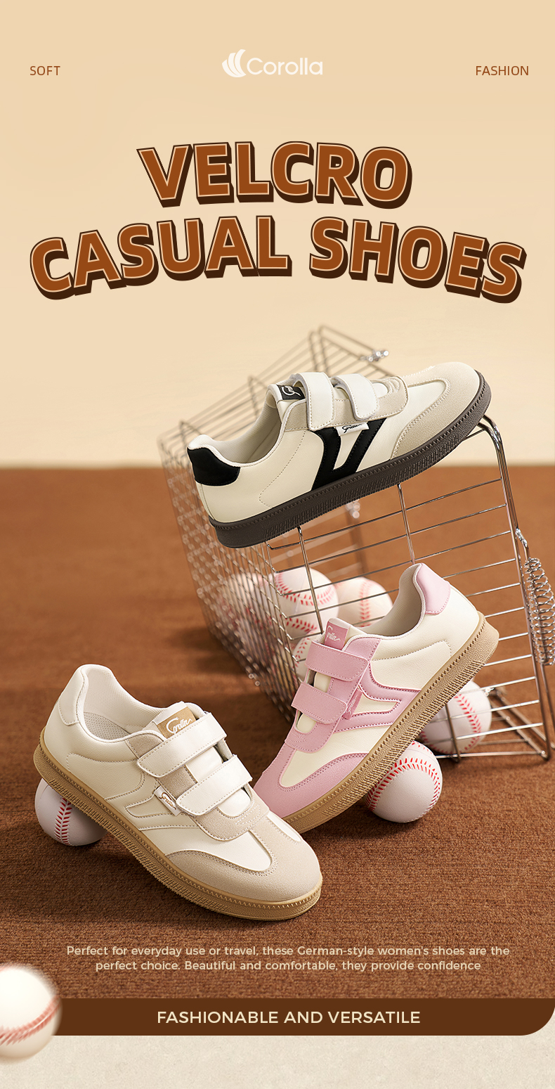 Corolla Velora Soft Shoes - Elegant Design with Velcro Closure | Shopee ...