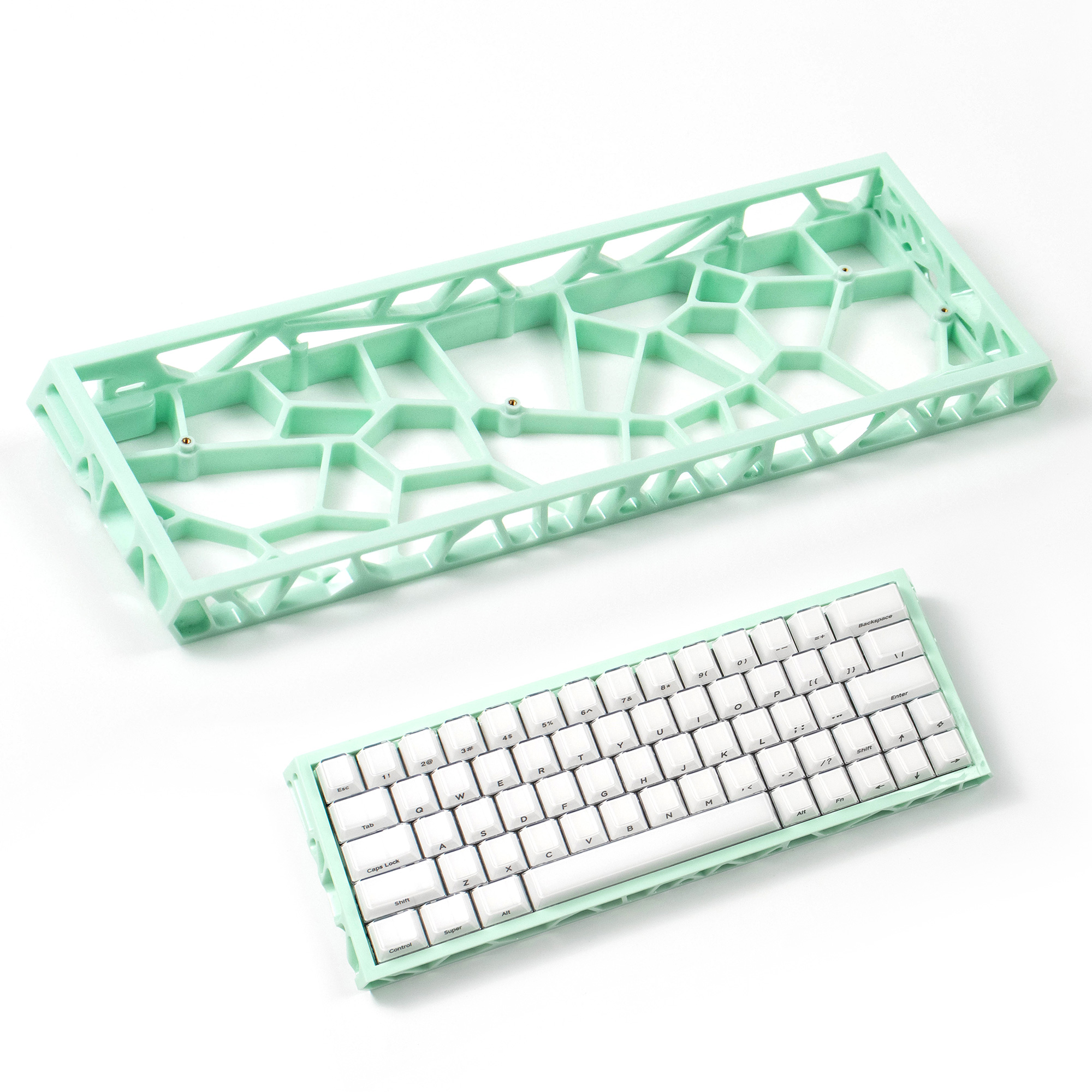 RT60 60% Mechanical Keyboard hollow PC Case for Mechanical Gaming ...