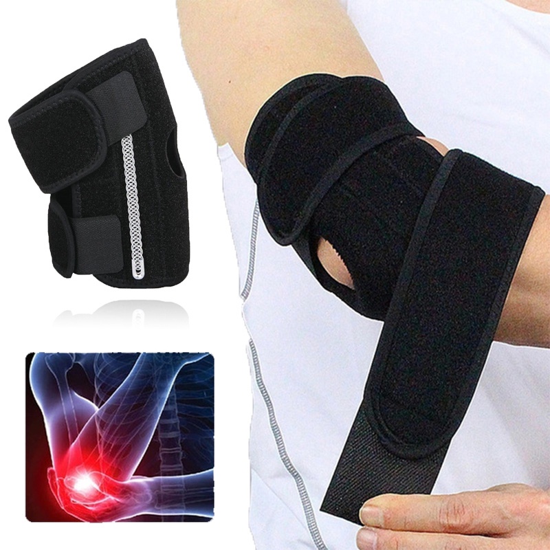 1 Pc Adjustable Breathable Self-Heating Sports Elbow Protector Covers ...