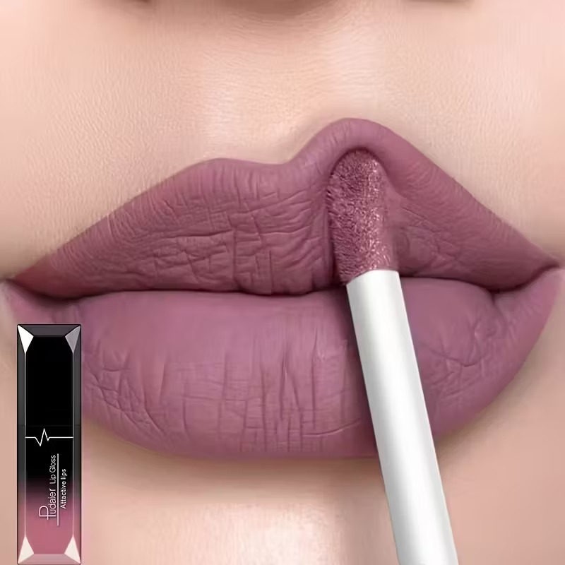 Pudaier Makeup Matte Liquid Lipstick is a highly pigmented, waterproof ...