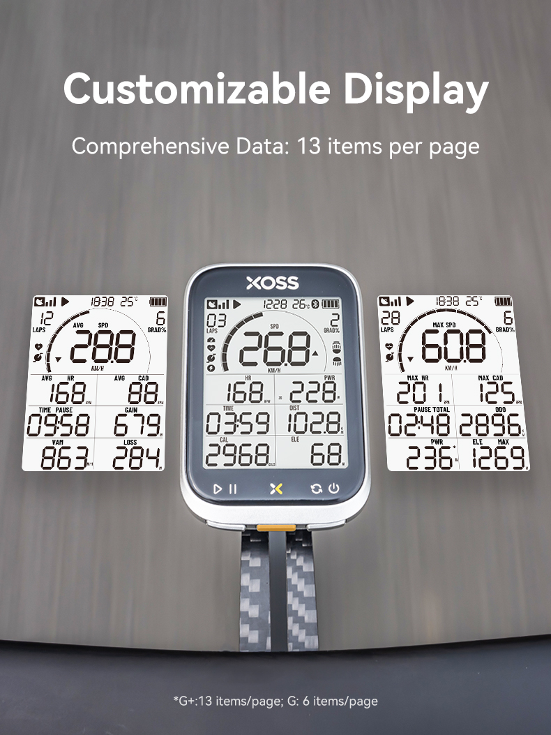 XOSS G/G+ Gen.3 Bike Computer G3+ Speedometer for mtb Cycling Computer ...