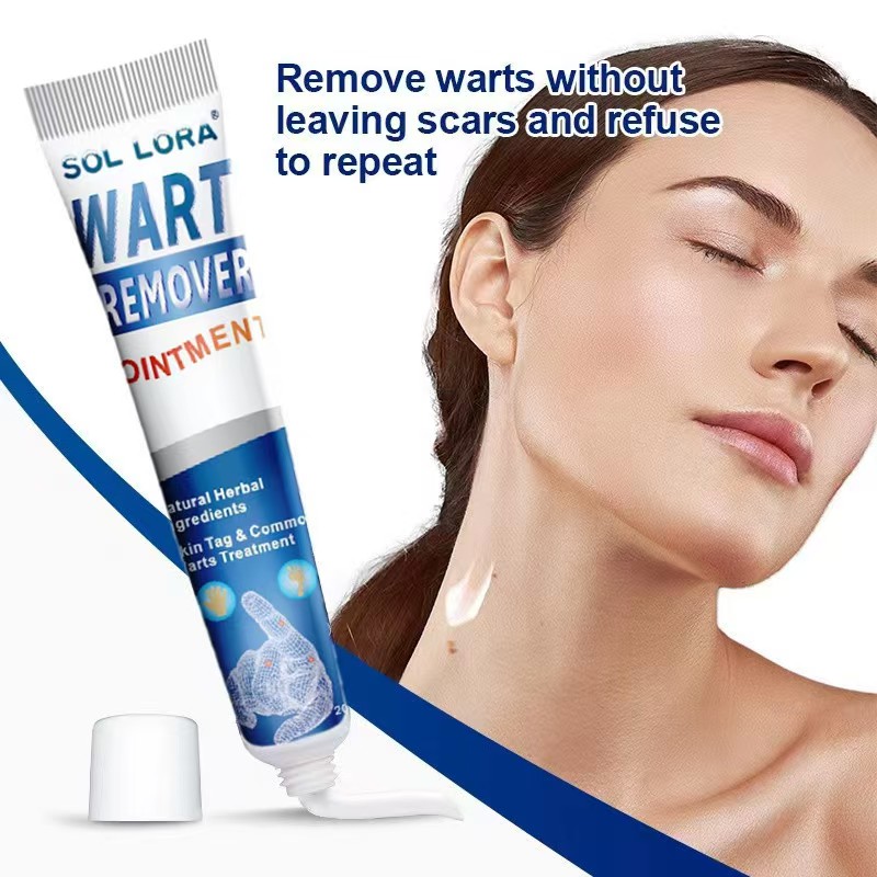 SOL LORA Targeted Wart Removal Cream, Filiform Wart, Corn, and Flat ...