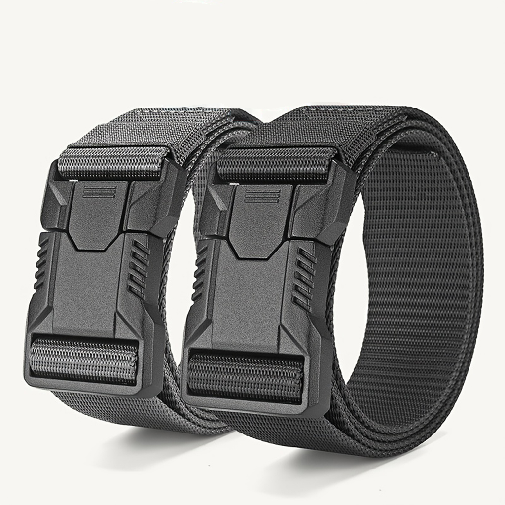 Mens Quick Release Tactical Belt Adjustable Breathable Square Pp Buckle ...