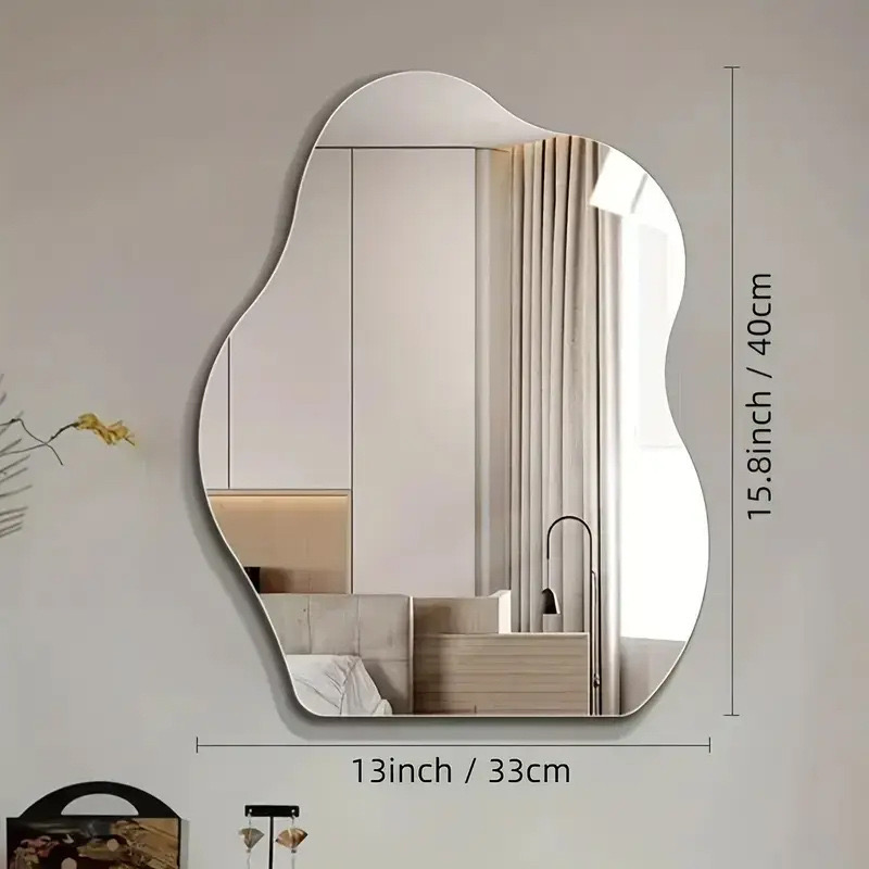 HD Flexible Acrylic Full body mirror DIY Self-adhesive Square Mirror ...
