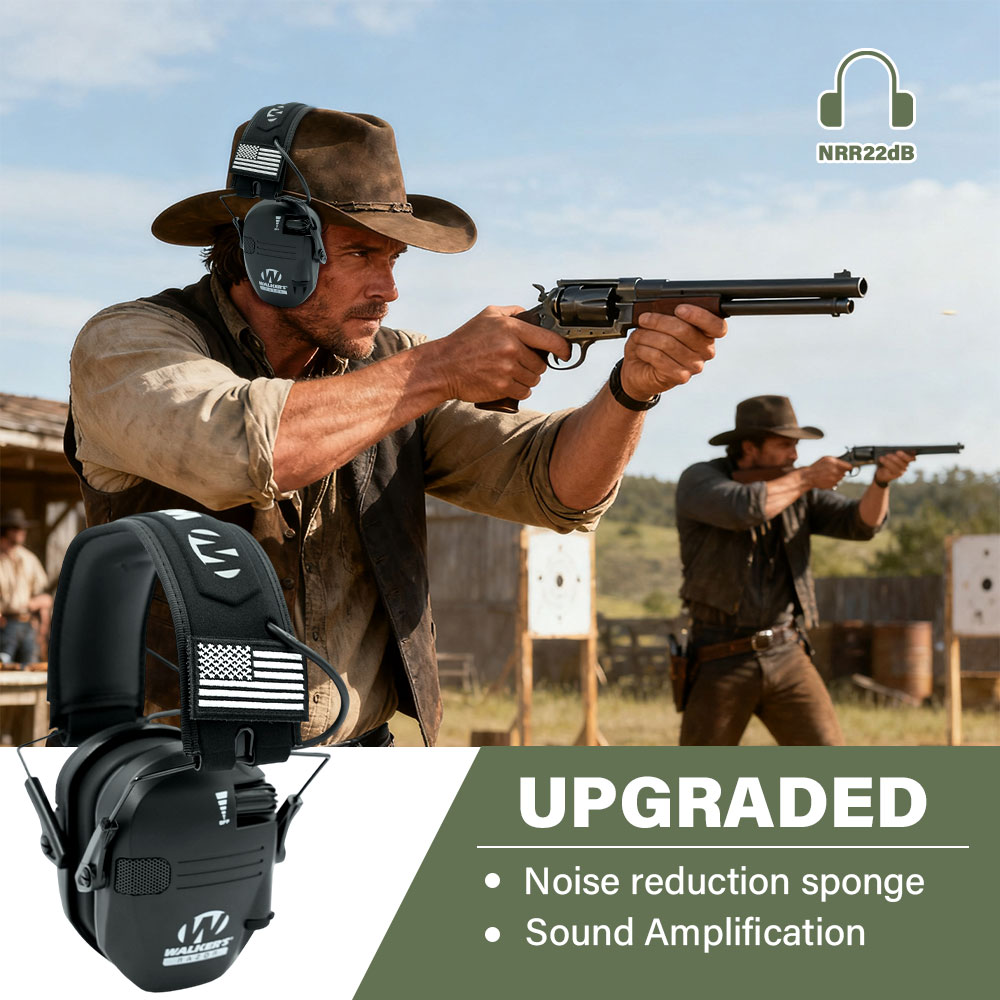 New Electronic Shooting Headset Headphones for Hearing Protection Ear ...