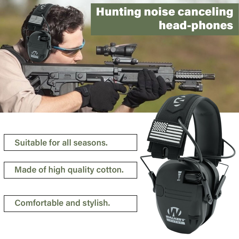 New Electronic Shooting Headset Headphones for Hearing Protection Ear ...