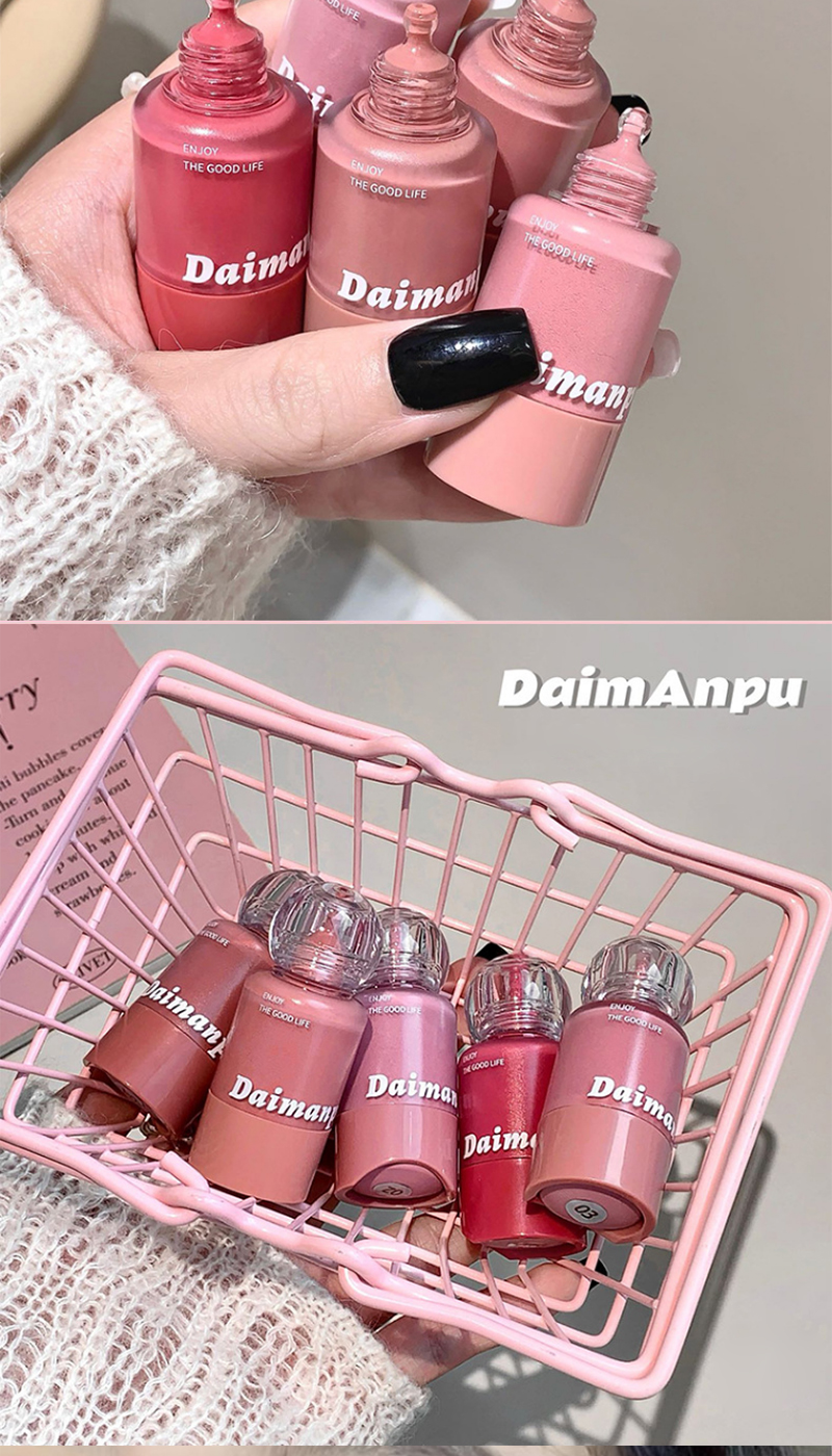 Daimanu Milk Bottle Mini Blush Liquid: Press-applicator, long-wearing ...