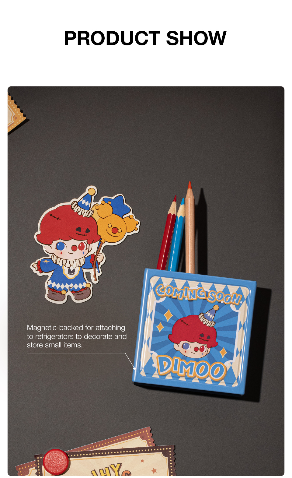 POP MART WHY SO SERIOUS Series - Magnetic Sealing Clip Storage Box Set ...