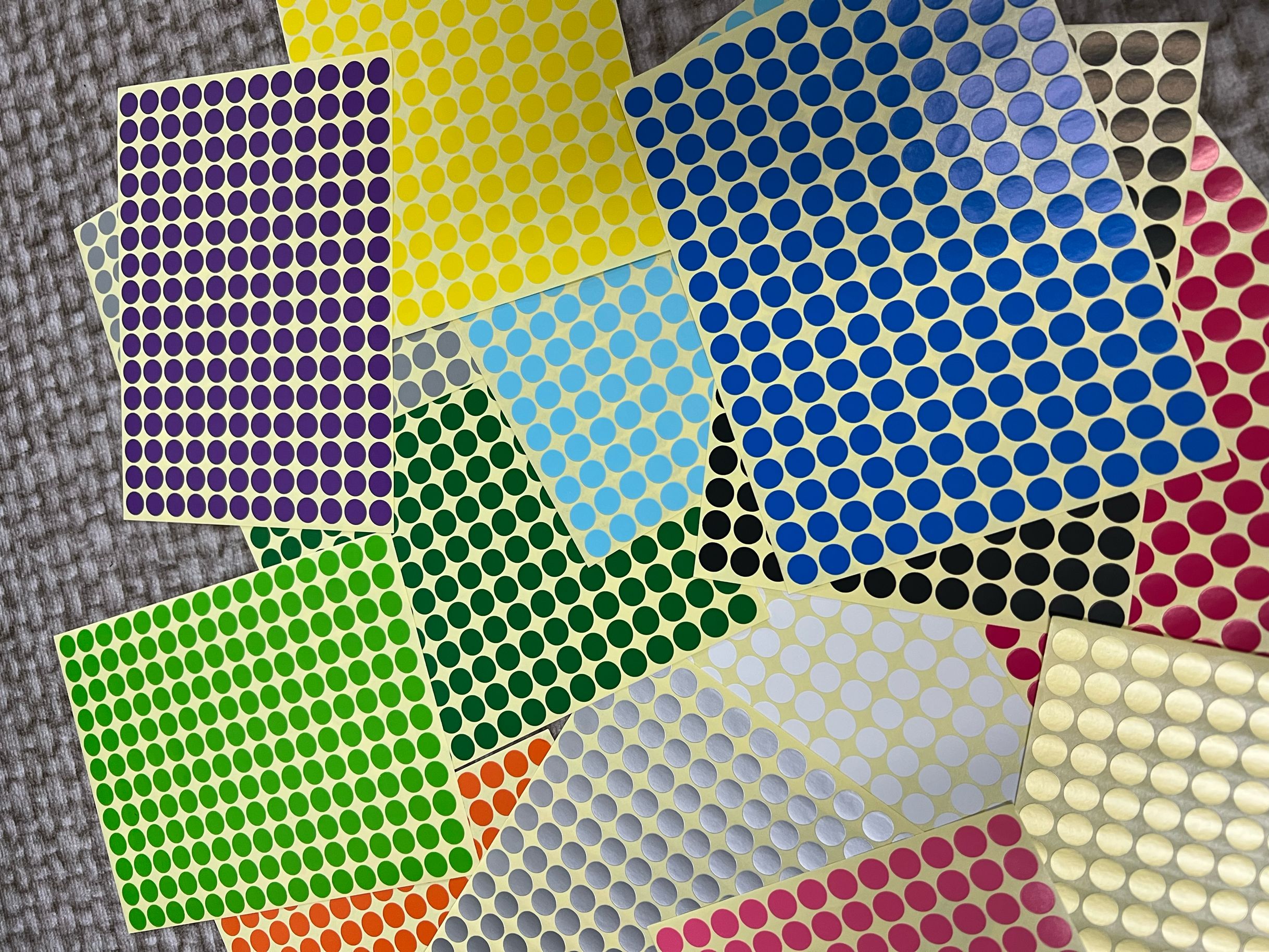 10mm, 【color label】pelajar, kanak -kanak, pelekat warna kerja DIY ...
