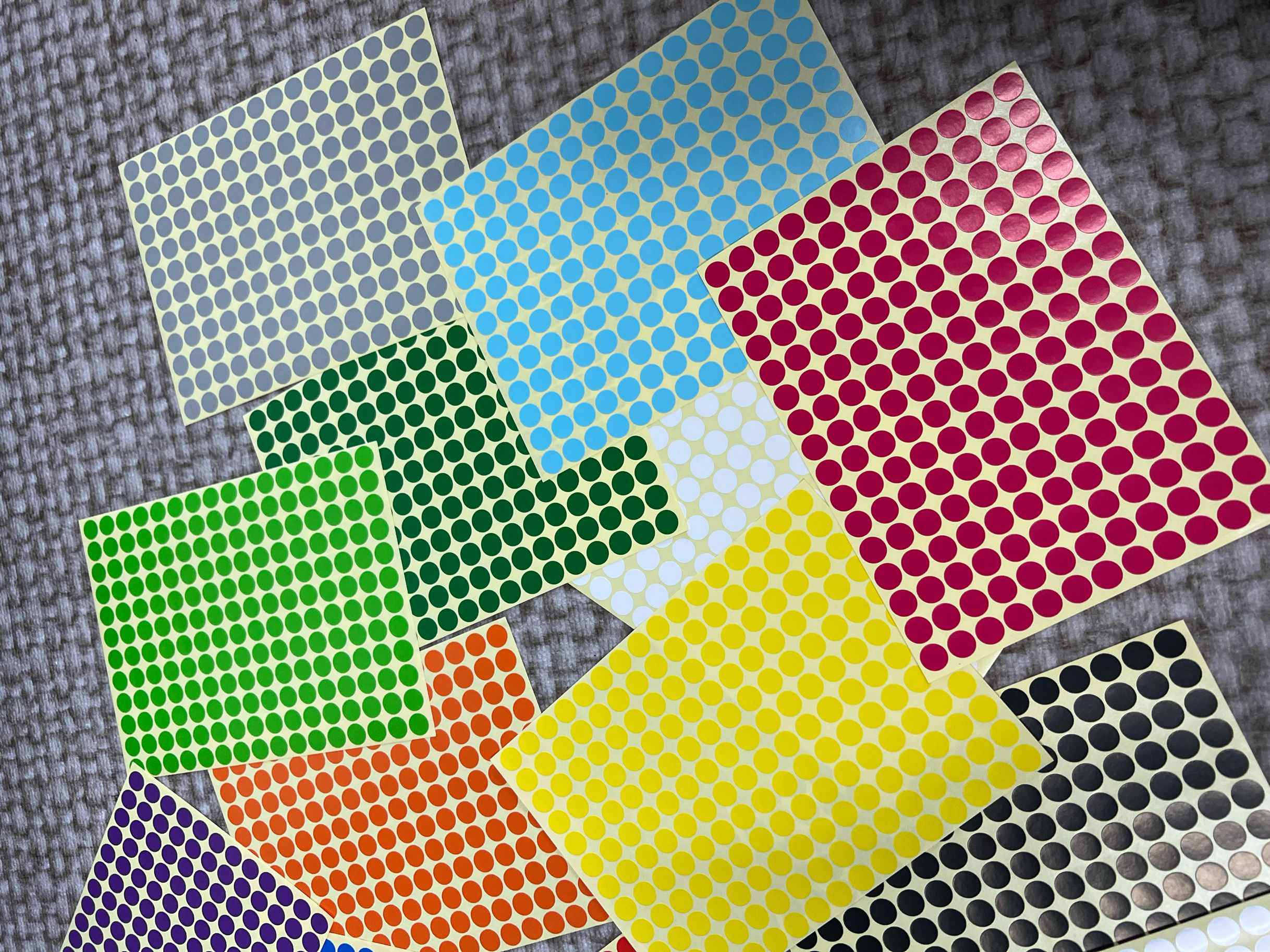 10mm, 【color label】pelajar, kanak -kanak, pelekat warna kerja DIY ...