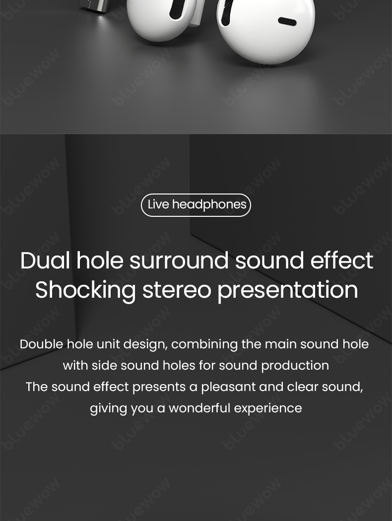 BlueWow H2 Sound Card Headset K-song Live Recording Music Earphones ...