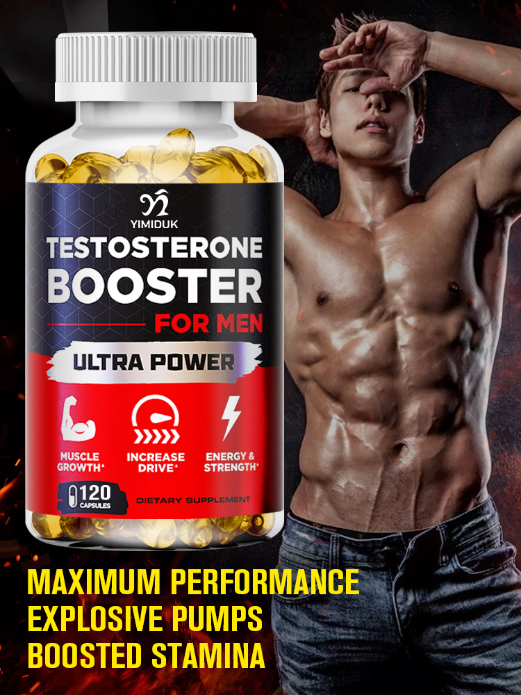 Men's Testosterone Booster Capsules - Stamina, Endurance & Strength ...