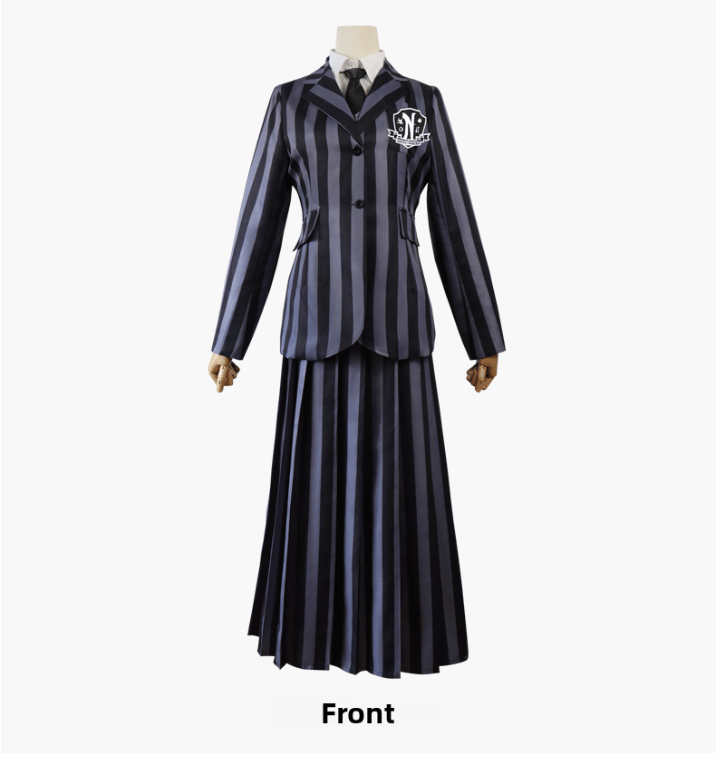 Wednesday Wednesday cos Adams Family Heroine Same Style School Uniform ...