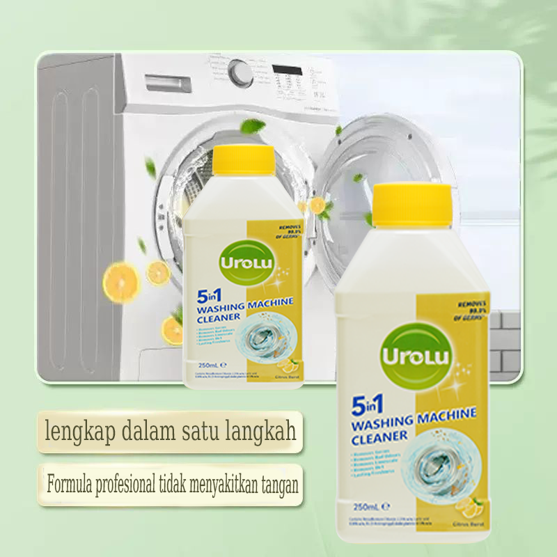 Urolu 5in1 Lemon Washing Machine Cleaner –Kills 99.9% of Germs Odor ...
