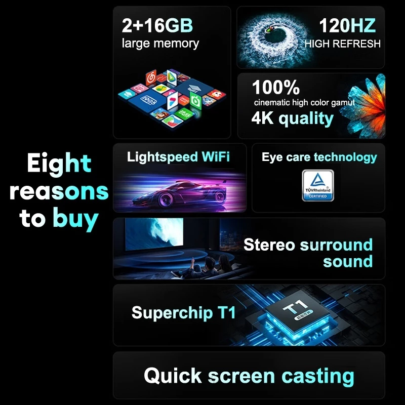 Smart TV 32/43 inch UHD Android television Murah built-in tv box led ...