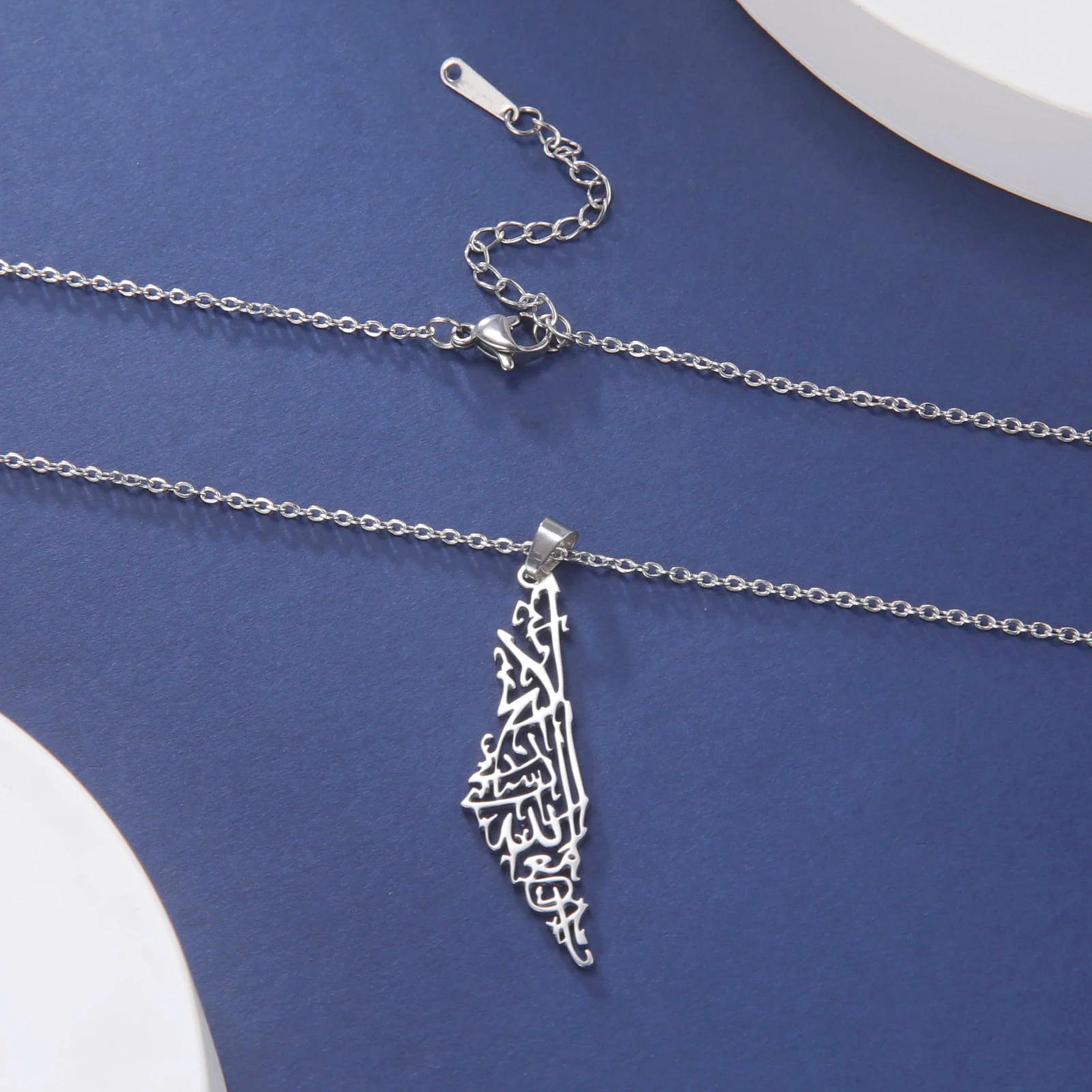 SKYRIM Palestine Map Necklaces Neck Chain Ethnic Memorial Amulet ...