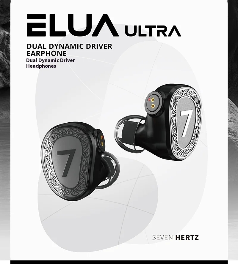 7Hz Elua Ultra Dual Dynamic Driver Earphone 2DD 3.5mm Target Curve ...