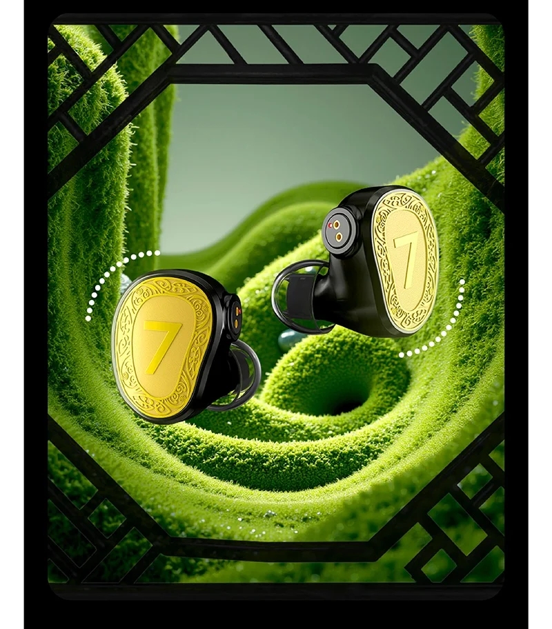 7Hz Elua Ultra Dual Dynamic Driver Earphone 2DD 3.5mm Target Curve ...