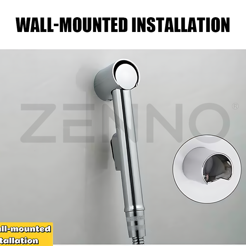 High Pressure Bidet Spray Set Hand Bidet Two Way Tap Faucet For Toilet ...