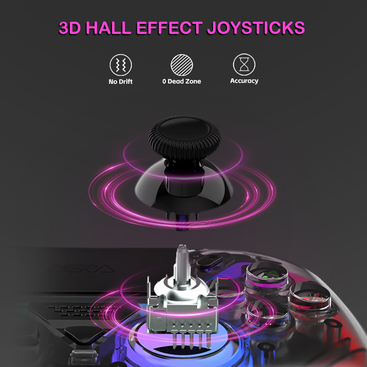 【NEW】ASRVA SG-X PS5 Wireless Gaming Controller with RGB,Hall Effect ...