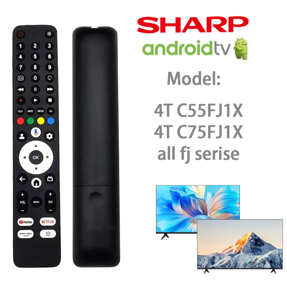 ALANK SHARP 4K UHD HDR Google LED TV Remote Control SH-V10 Suitable For ...