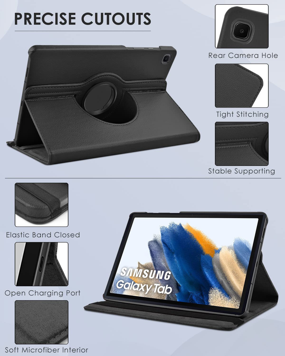for Samsung Galaxy Tab A11 8.7 Inch 2025 SM-X133 SM-X135 Tablet 360 ...