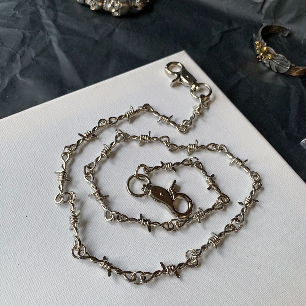 AOPHEKM Pants Chain, Grunge Goth Hip Hop Long Waist Chain, Fashion ...