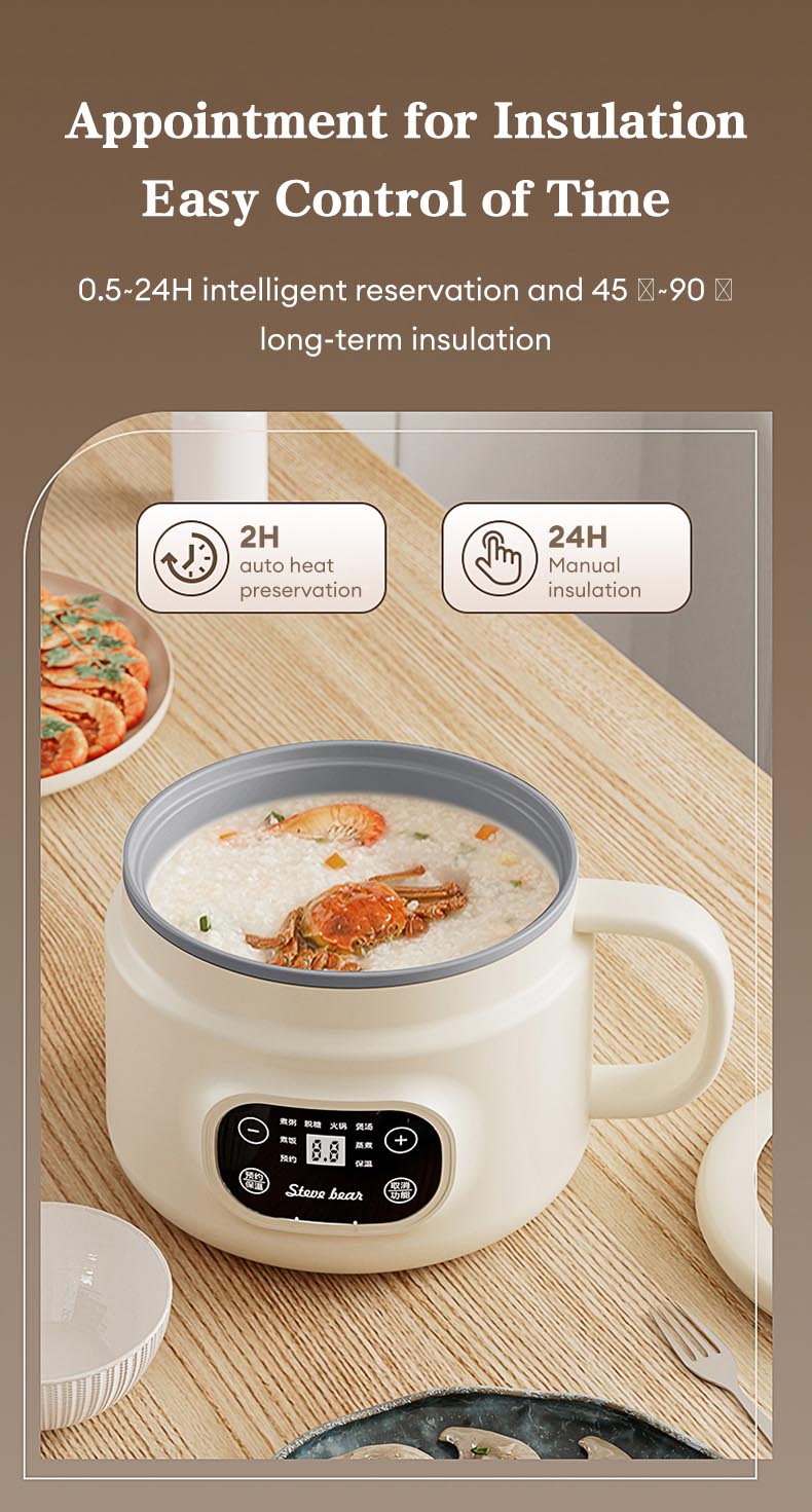 【MY Plug】Electric Cooker Small Electric Hot Pot Dormitory Student 2L ...
