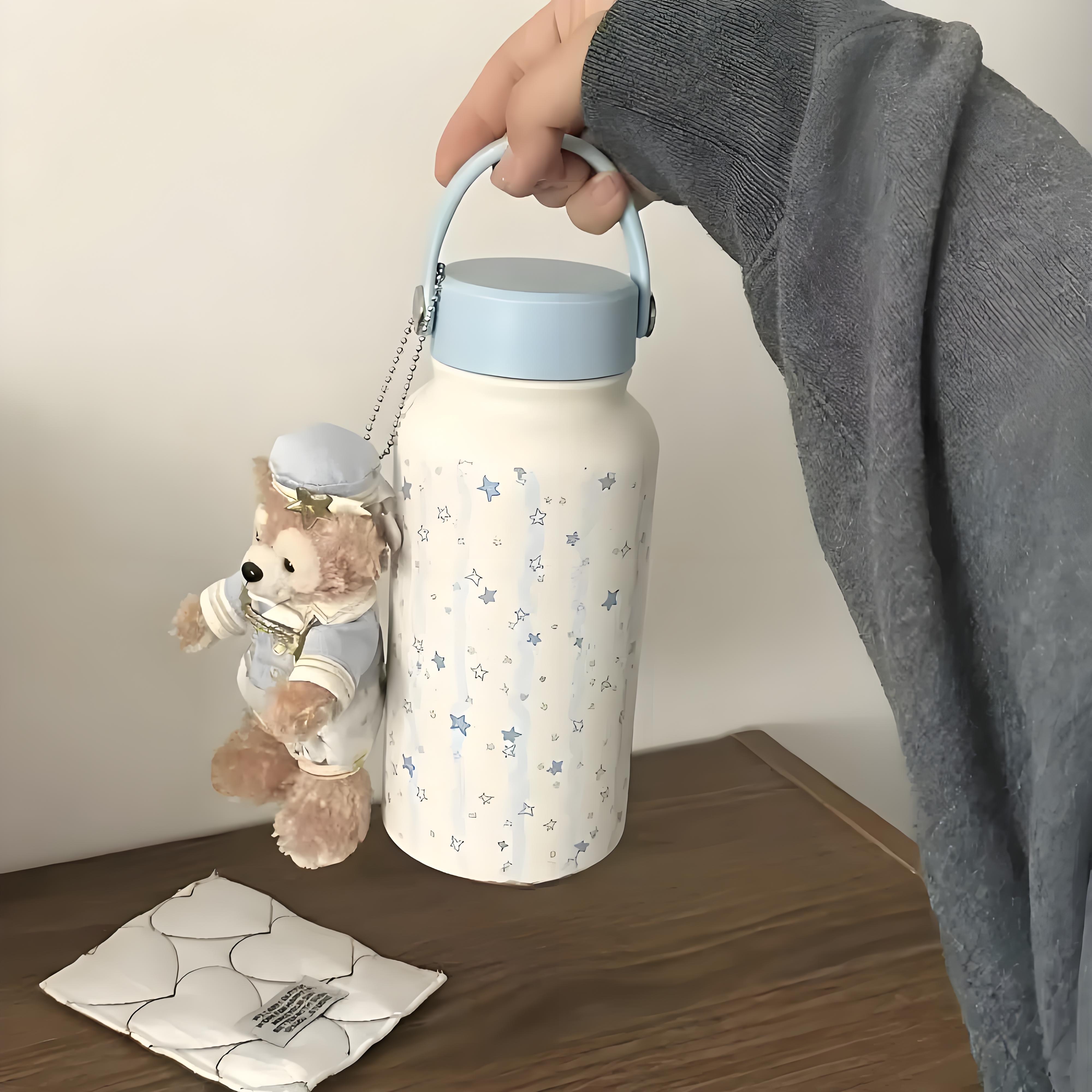 900ML Cute Thermos Bottle Botol Air Termos Kartun Comel Stainless Steel ...