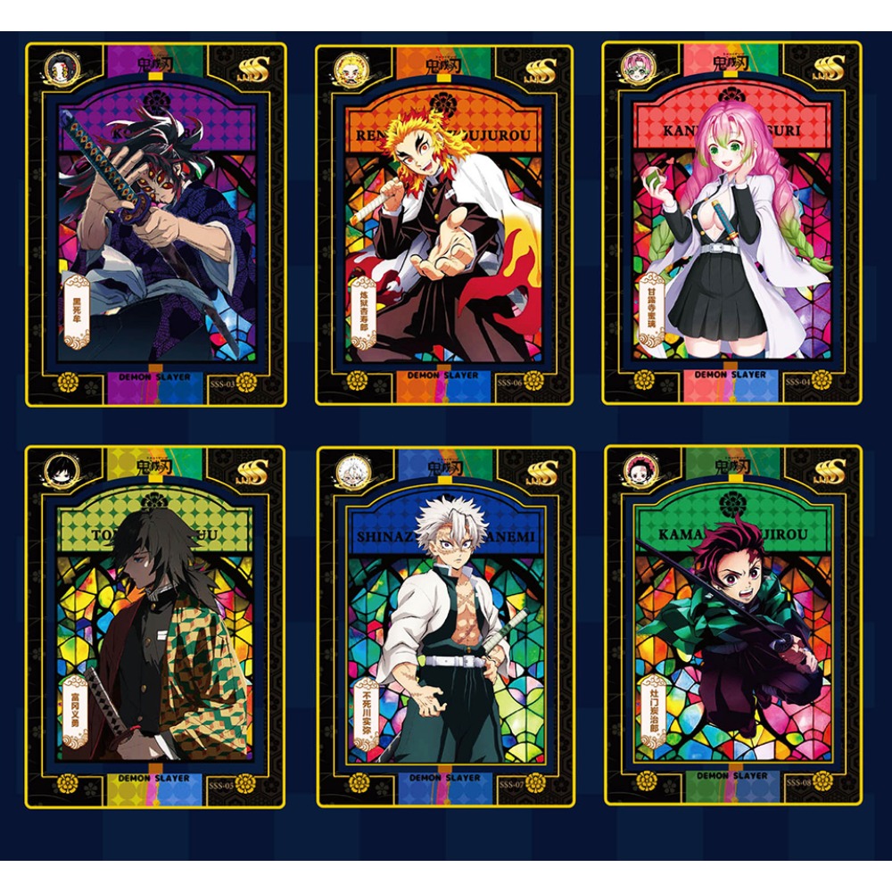 Demon Slayer card kny Shinobu Zenitsu rare LXP/SHP/MEX hard kad anime ...