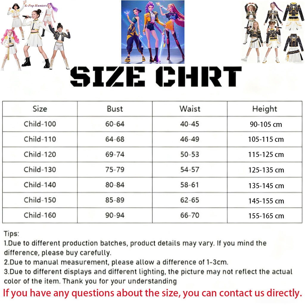【Malaysia Ready Stock】K-Pop: Demon Hunters Cosplay Costumes, Fantasy K ...
