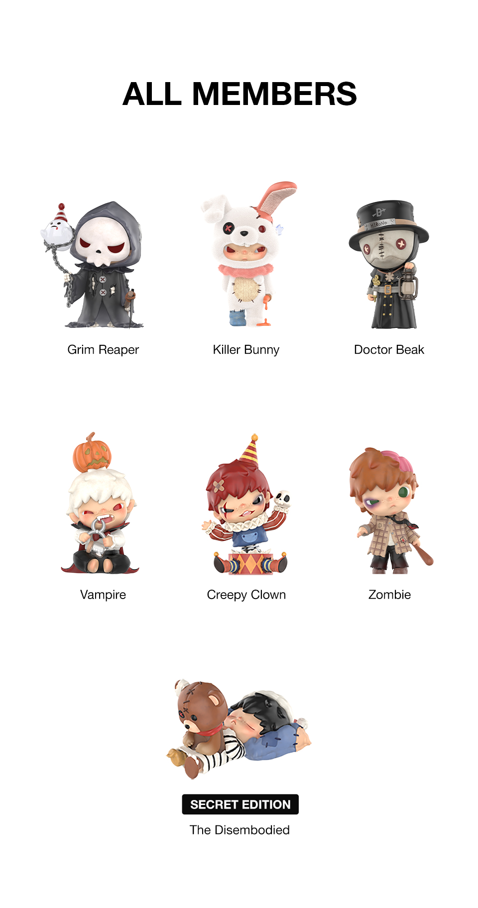 POP MART Hirono Monsters' Carnival Series Figures Blind Box Action Toys ...
