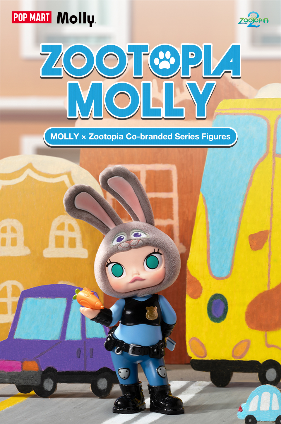POP MART MOLLY x Zootopia Co-branded Series Figures (Whole Set ...
