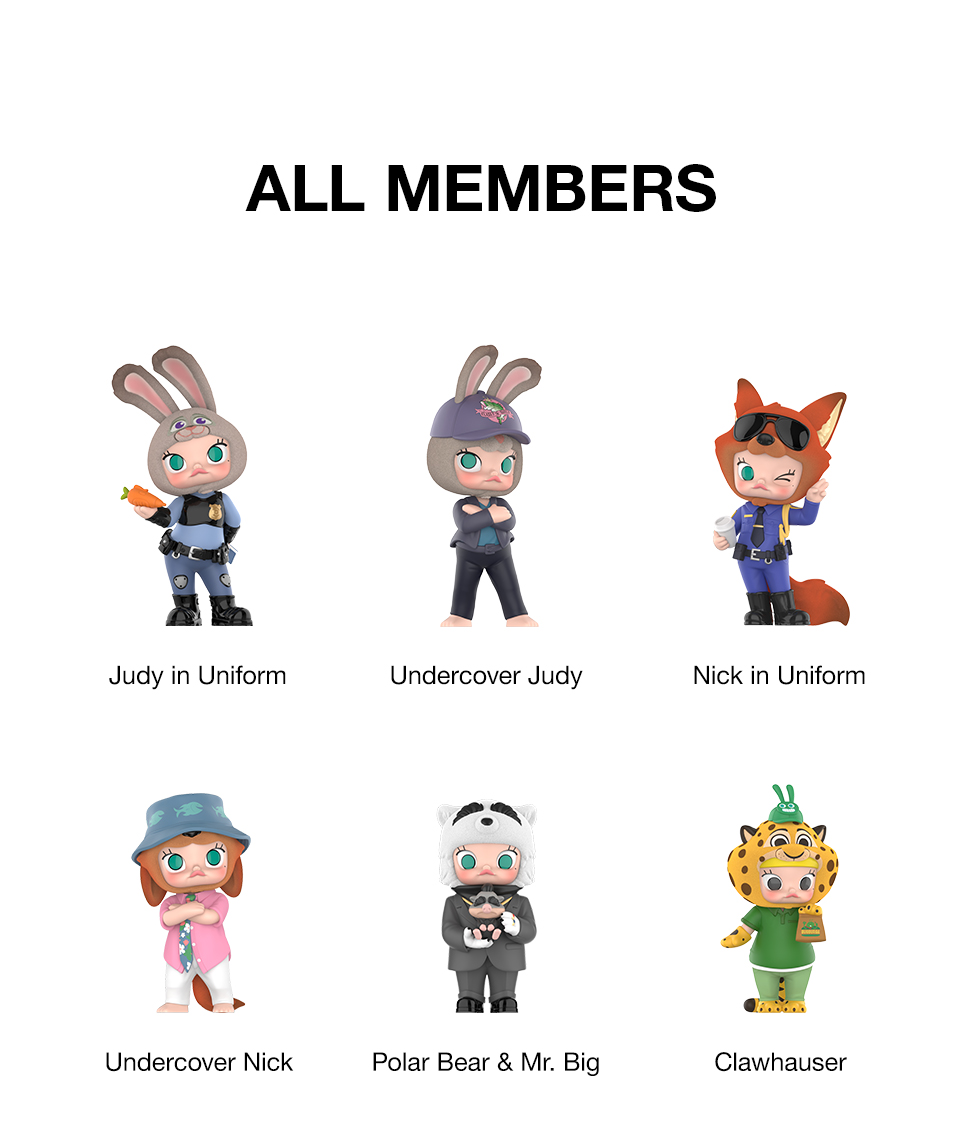 POP MART MOLLY x Zootopia Co-branded Series Figures (Whole Set ...
