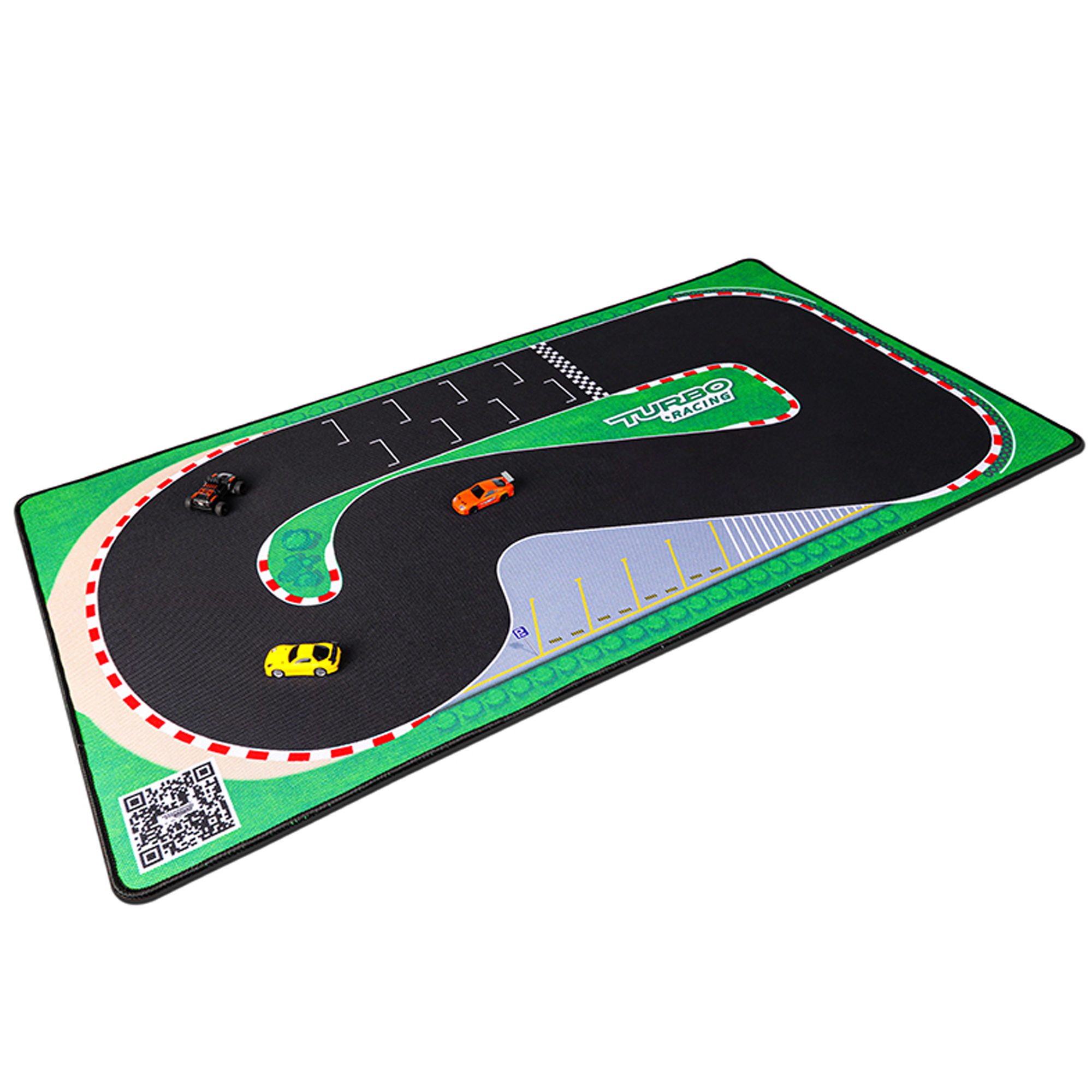 Portable Rubber Track Mat 95x50cm 950x500mm Turbo Racing 1/76 RC Mini ...