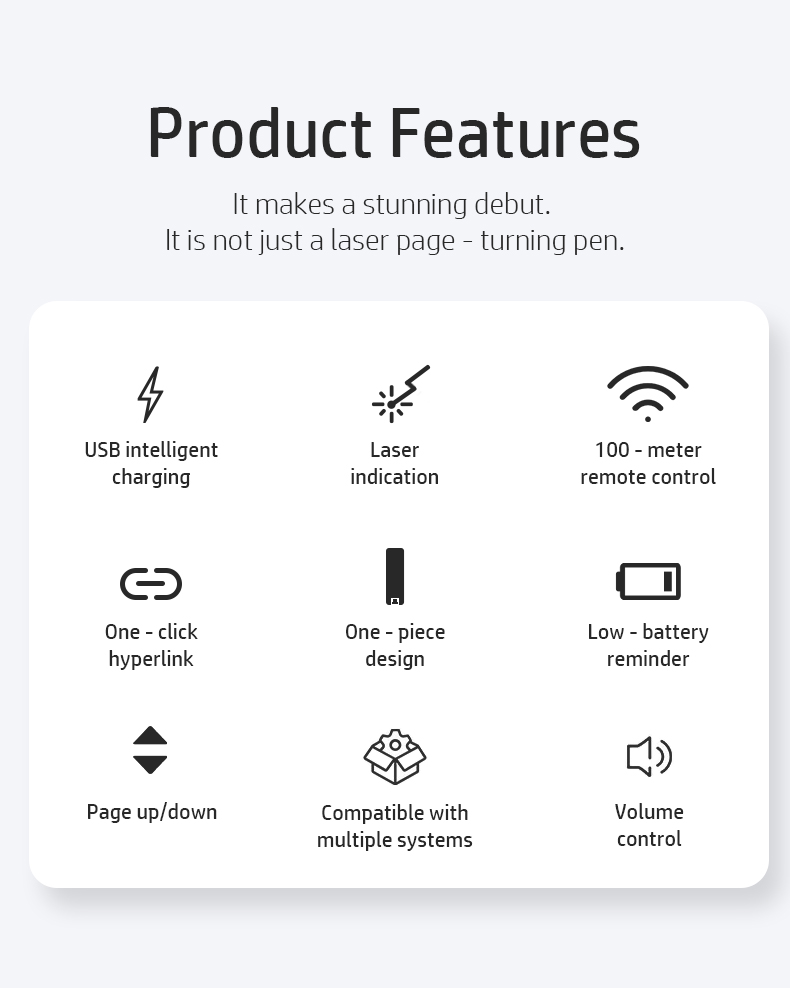 HP SS10/SS26 Laser Presenter | Presenter Pen | 10m Range Infrared Light ...