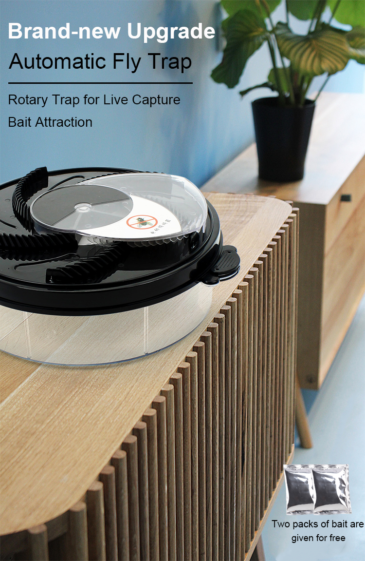 【Give Bait】Fly Trap Device Automatic Electronic Electric Catcher with ...