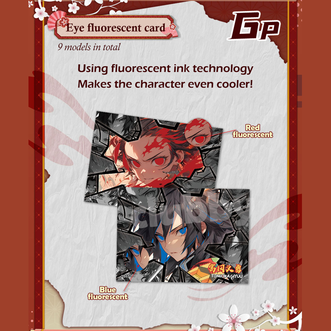 Demon Slayer thick kad pack Douma Zenitsu rare HTP/GP/BR card game ...