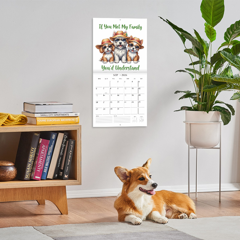 Natural Animal Art Calendar 2026: Sarcastic Dog Calendar - Home Wall ...