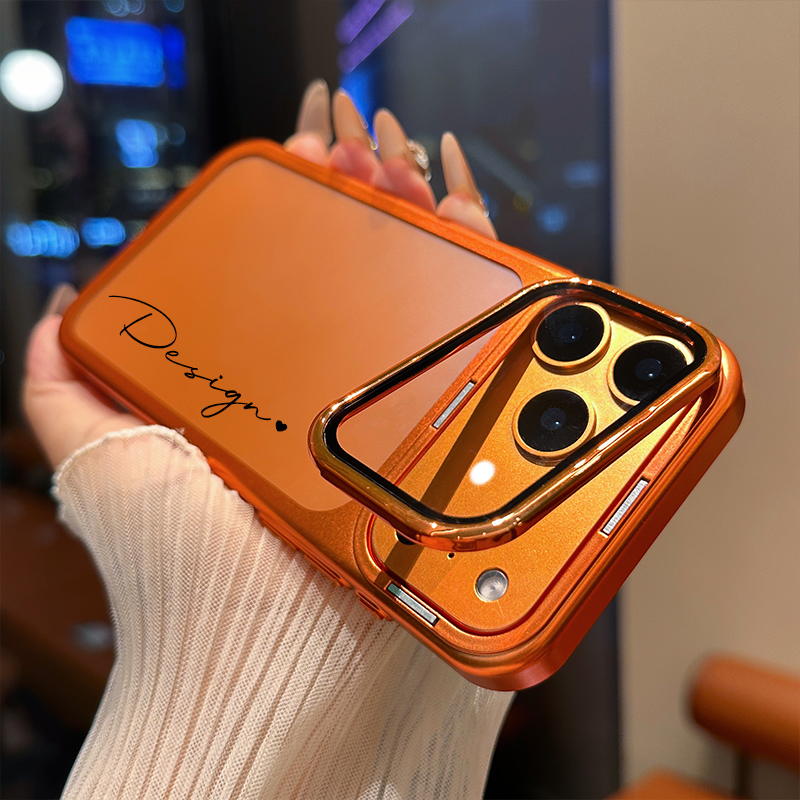 New custom text multi-function bracket phone case suitable for iPhone 17 pro max 17 pro casing ...